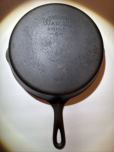 Vintage Wagner Ware SIDNEY-O-No. 8 Cast Iron Skillet 1058 | eBay