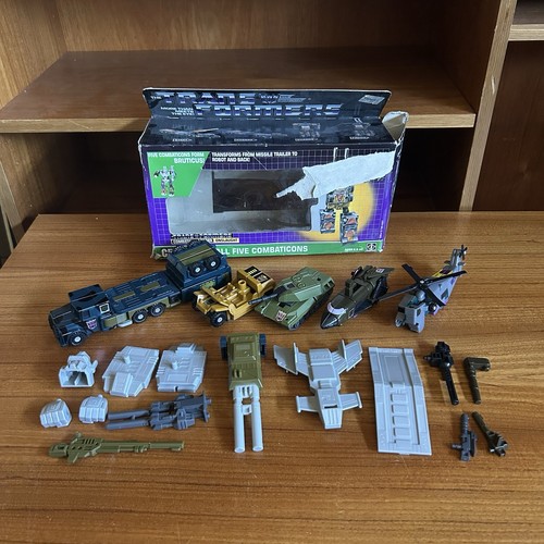 Vintage 1986 Hasbro Transformers G1 Generation 1 Combaticon Onslaught ...