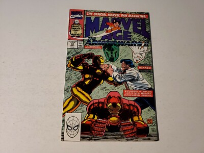 Marvel Age #92 ~Promo~ Iron Man cover ~Hard to find issue ~VF+ | eBay