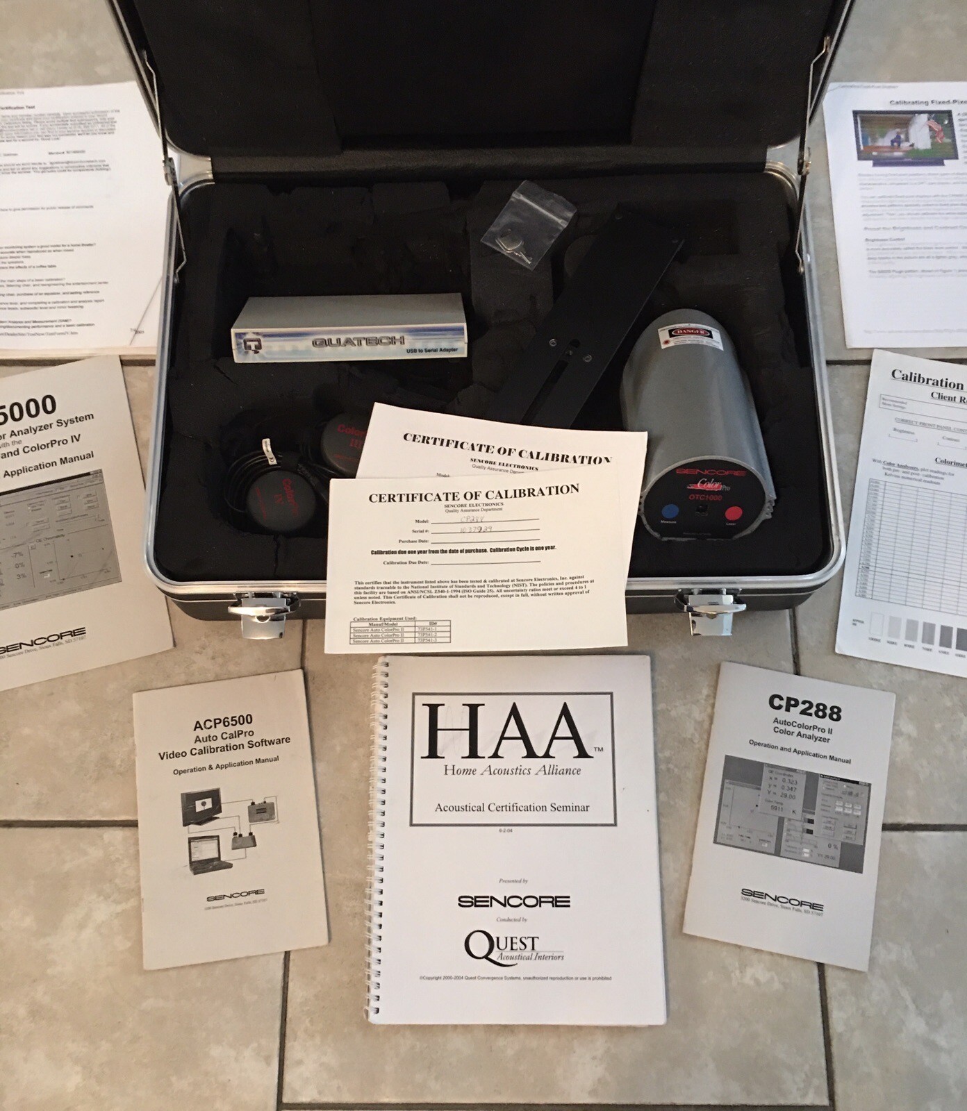 Sencore+OTC1000+Color-pro+Color+Analyzer+Vp403+Video-pro+T2-d18 for ...