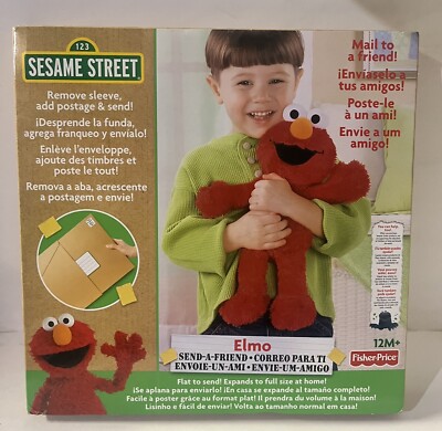 NEW Fisher Price Sesame Street Send a Friend ELMO expands to full size ...