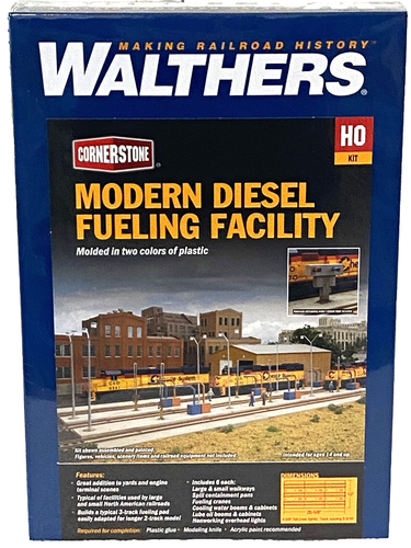 HO Scale Walthers Cornerstone 933-4161 Modern Diesel Service Fueling ...