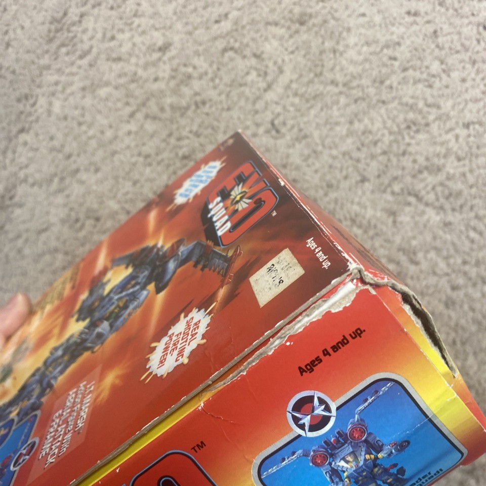 Vintage EXO SQUAD JT MARSH WITH AERIAL ATTACK E-FRAME 1993 PLAYMATES ...