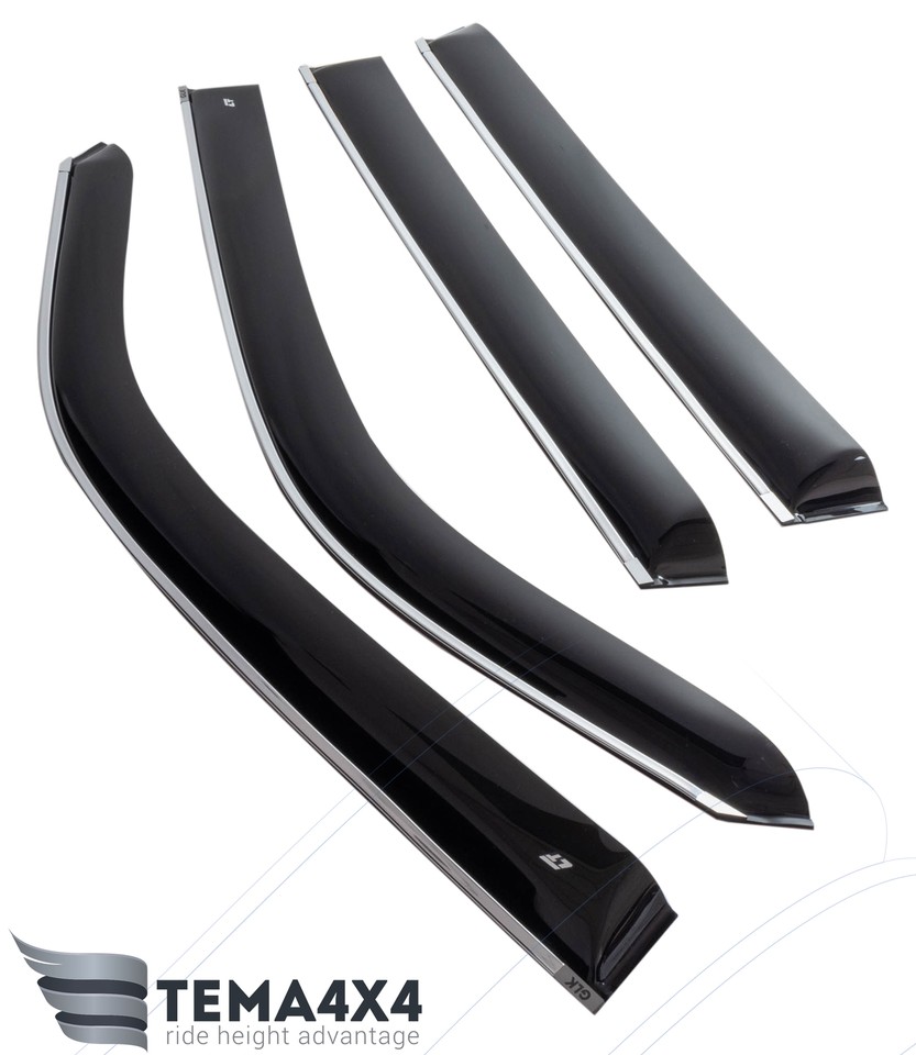 Tape-on Windows Visors Deflector Sun Rain Guard for Mercedes GLK 2008 ...