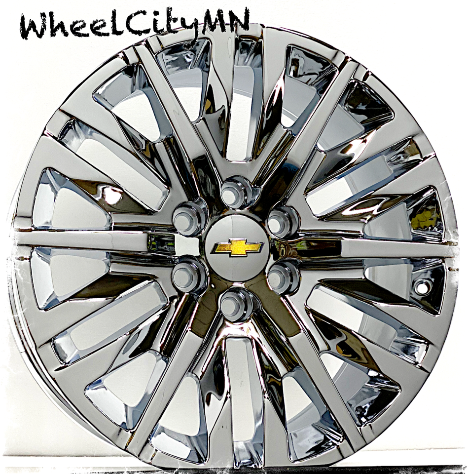 20" Chrome OE 5921 Replica Wheels fits 2024 Chevy Colorado Tahoe ...