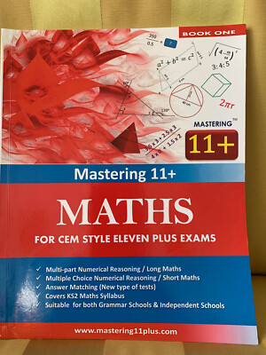 UK EXAMS: Mastering 11+ : Maths / Numerical Reasoning - Practice Book 1 ...