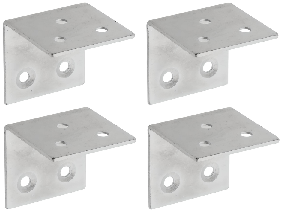 Steel Angle Connector Screw Wood Corner Screw Connector 40x40x2 mm ...