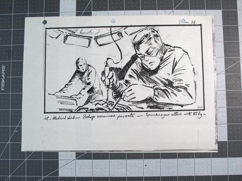 vtg 1980s Aliens movie LA Effects storyboard 1st gen production used ...