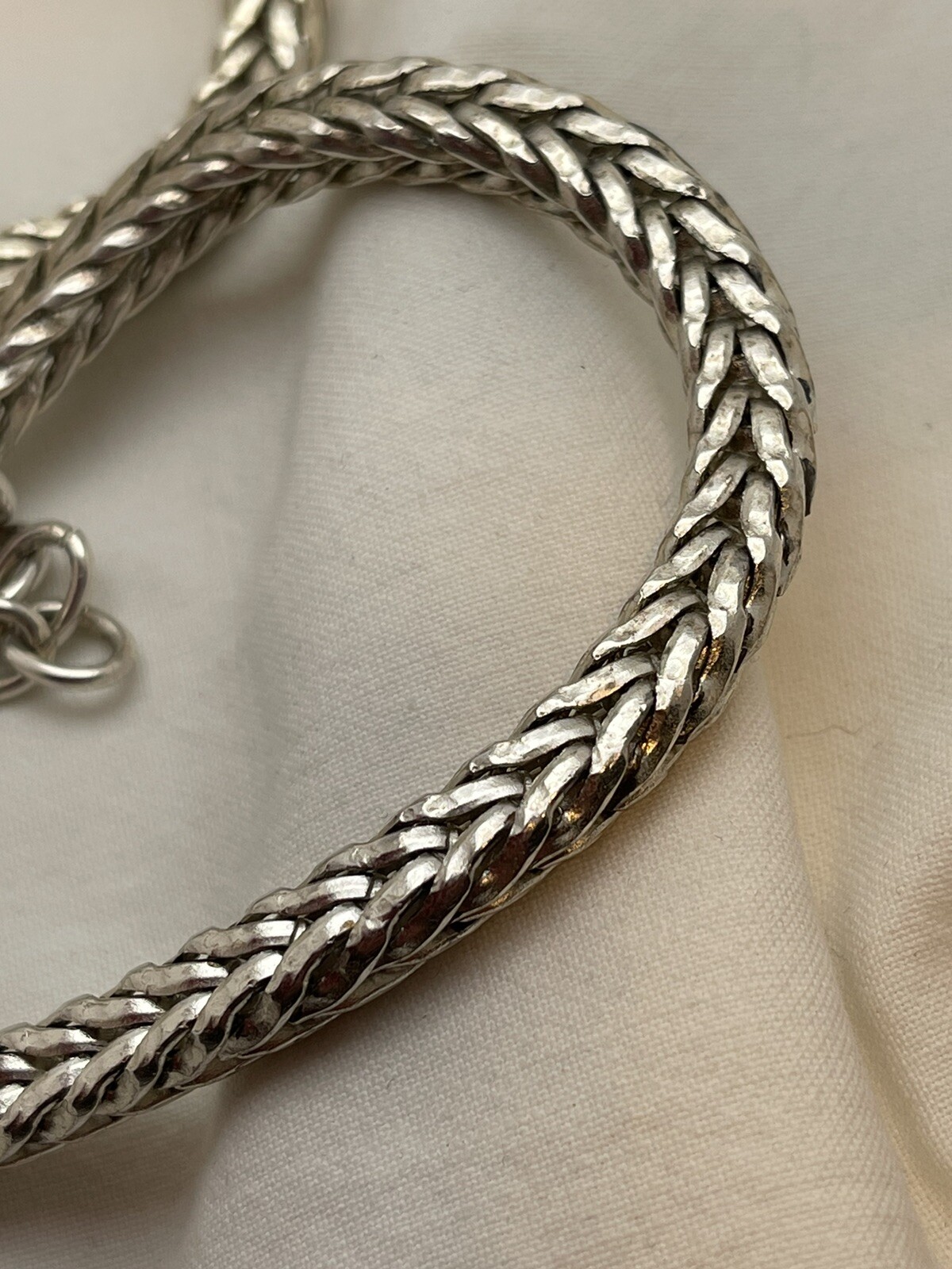 Givenchy 16-19” Foxtail Braided Rope Chain Necklace With Charms | eBay