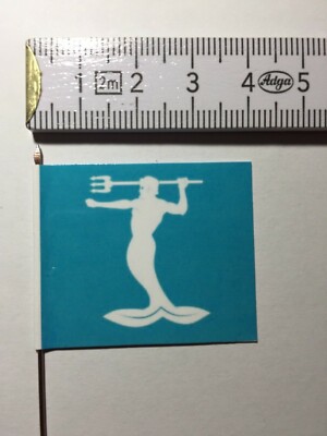 327) 1x 25mm 28mm Medieval GOT Game of Thrones Flag Banner MANDERLEY No ...