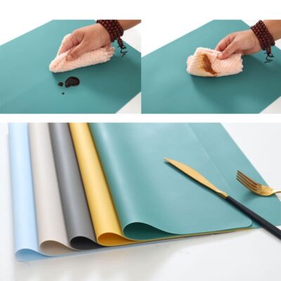 Heat Resistant Waterproof Pad Silicone Mat Counter Protector Table ...