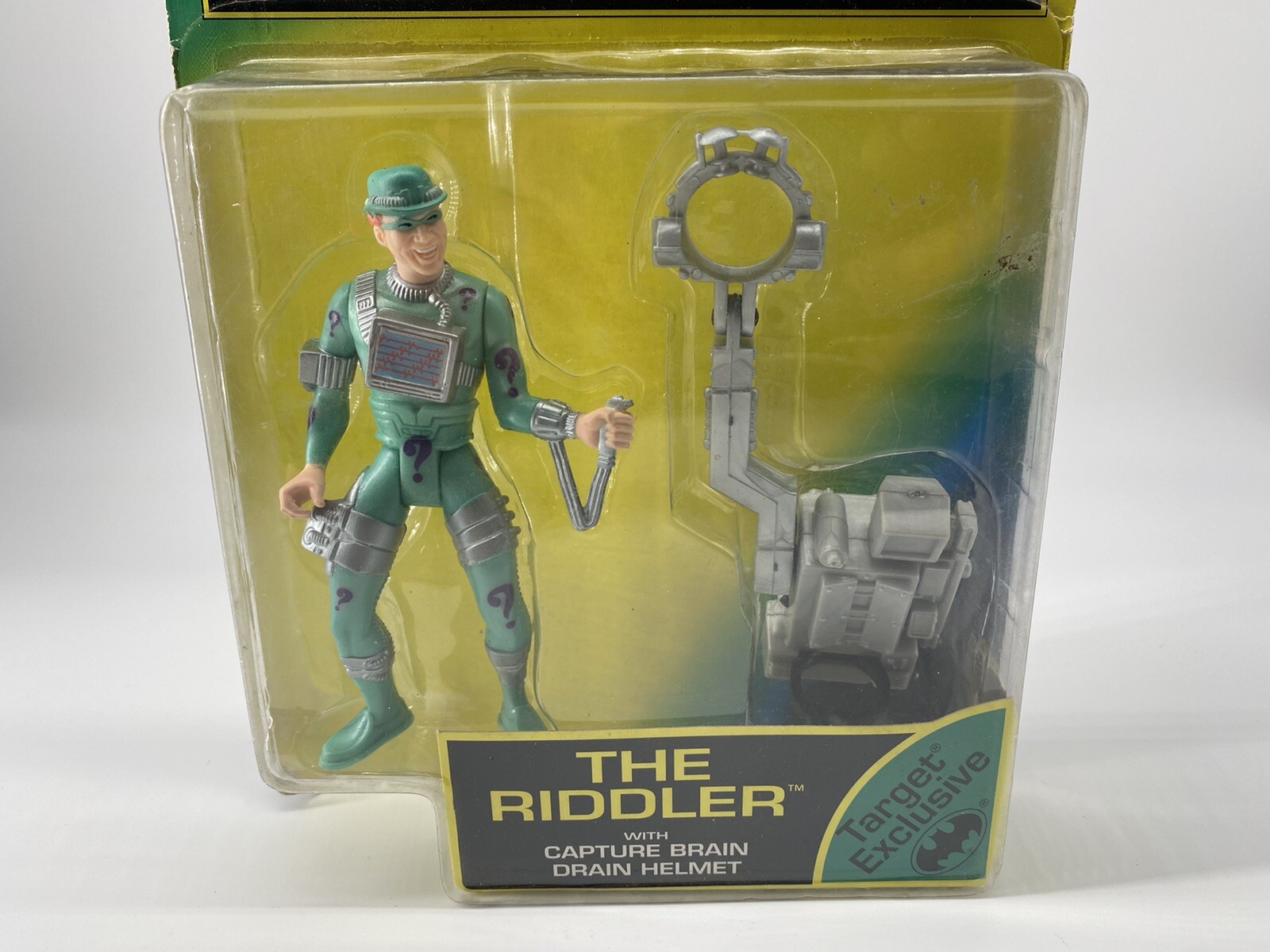 Kenner Batman Forever: The Riddler With Capture Brain Drain Helmet ...