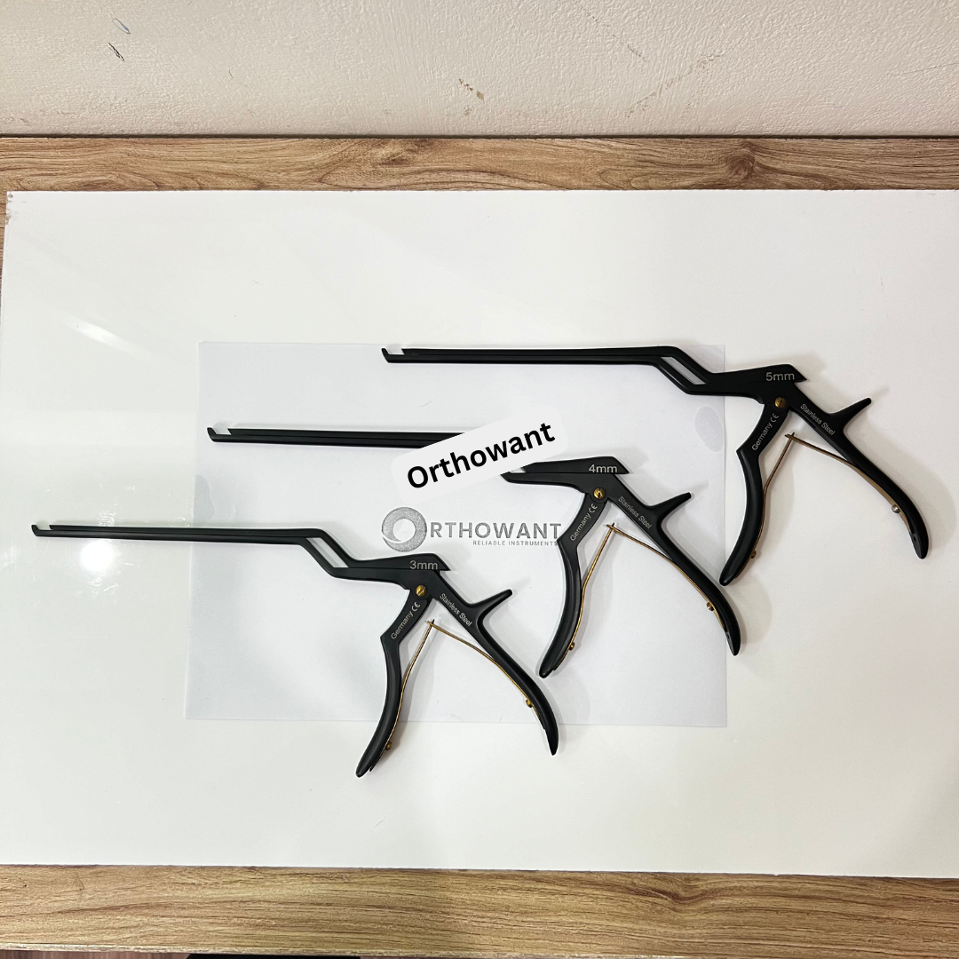 Kerrison Bayonet Bone Spine Rongeur 1,2,3,4,5mm 45° Up Orthopedic ...