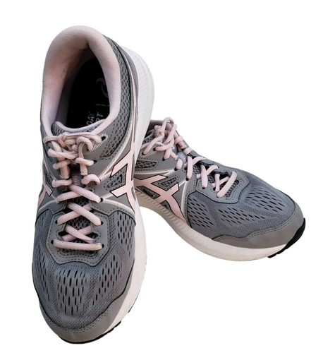 Asics Gel-Contend 7 Womens Shoes Sneakers Size 8.5 Gray Pink 1012A910 ...
