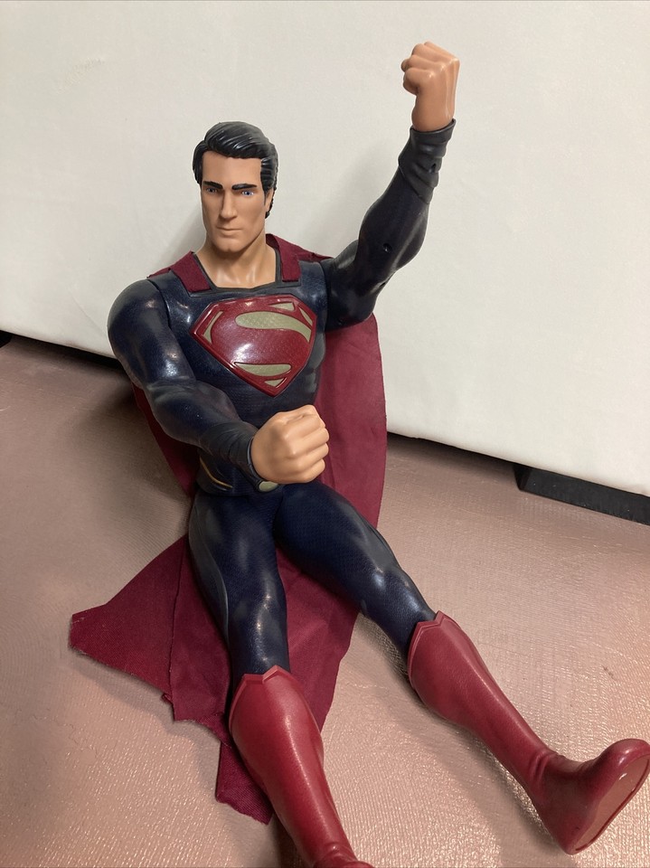 Large Superman Action Figure 31" Tall DC Comics Mattel Toy | eBay