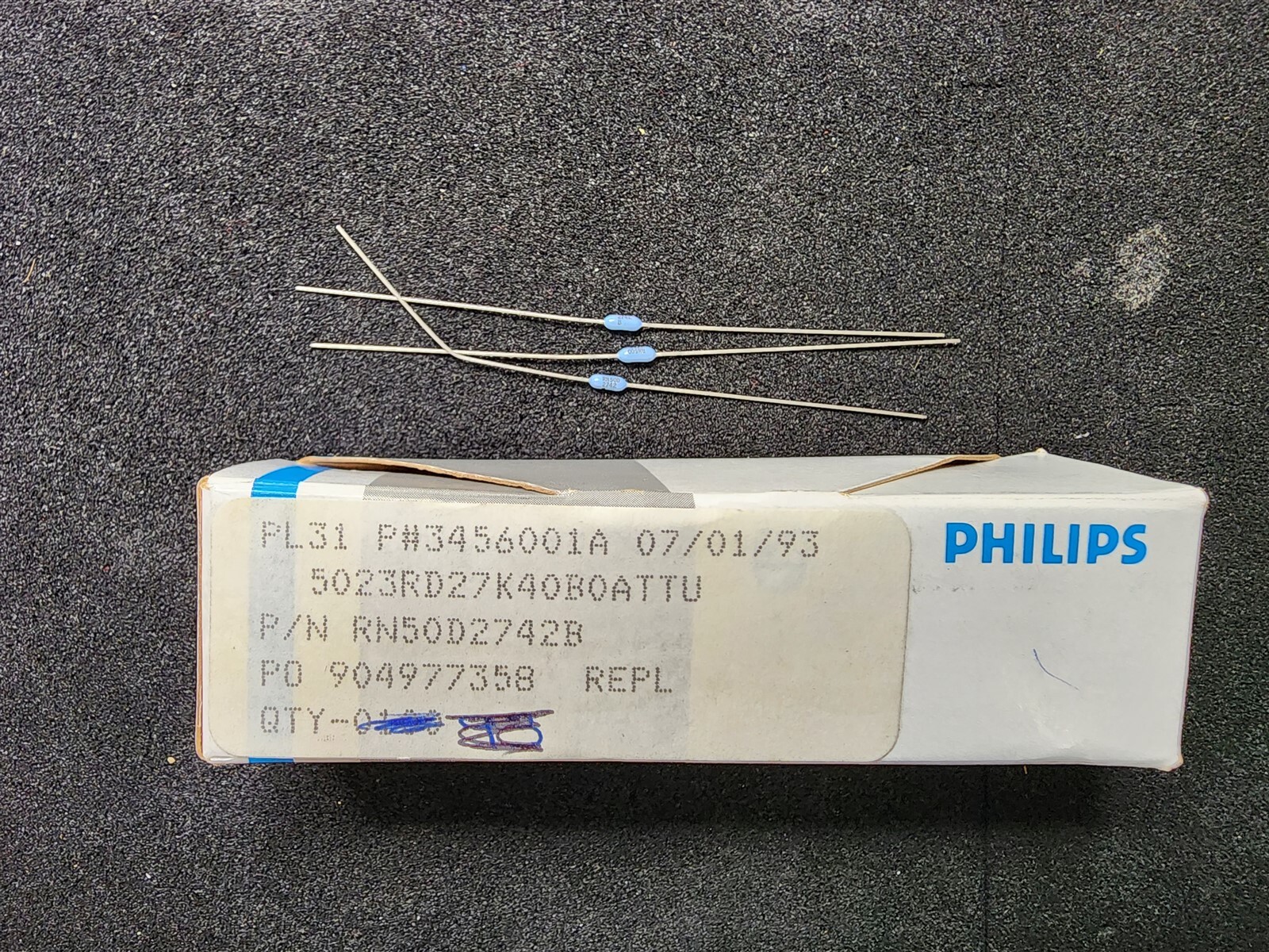 RN50D2742B PHILIPS RESISTOR AXIAL 25 PIECES | eBay