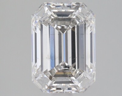 Lab Grown 2.01 Ct EMERALD Cut IGI Certified CVD Diamond G Color SI2 ...