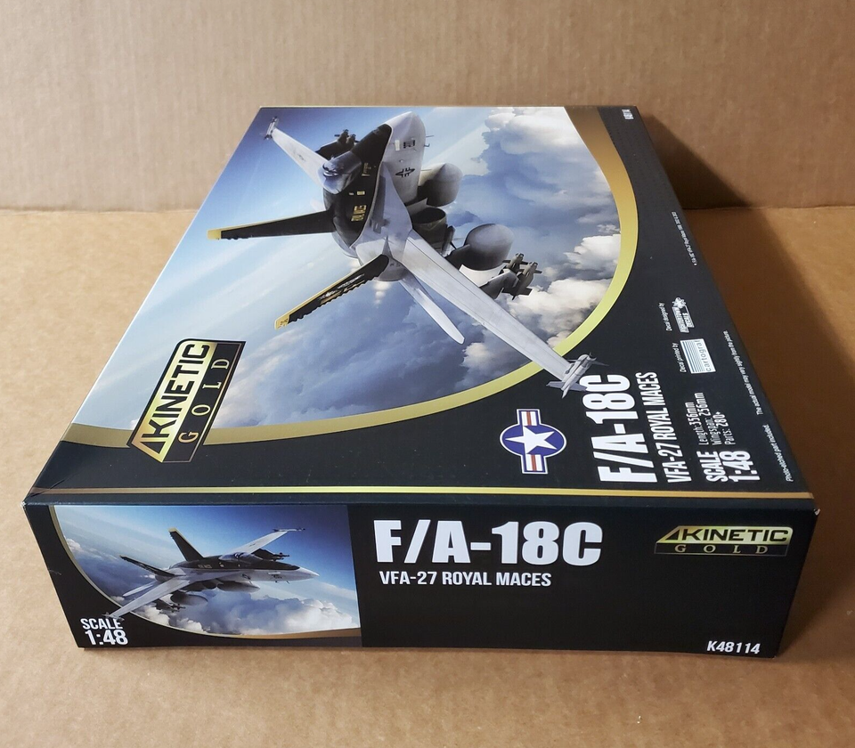 KINETIC 1/48 F/A-18C 'VFA-27 Royal Maces' (48114) NEWEST RELEASE! | eBay