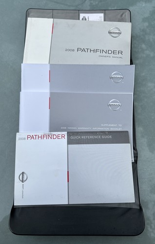 2008 Nissan Pathfinder Owners Manual Set With Case OEM | eBay