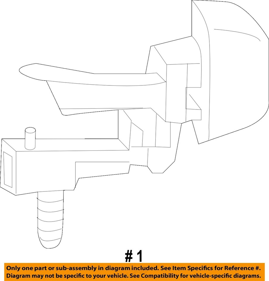 GM OEM 09-12 Traverse Rear Lamps License Lamps-License Lamp 22788117 | eBay