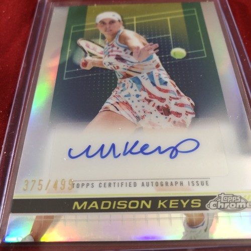 2024 Topps Chrome - Autographs I Refractor #TCA-MKS Madison Keys /499 ...