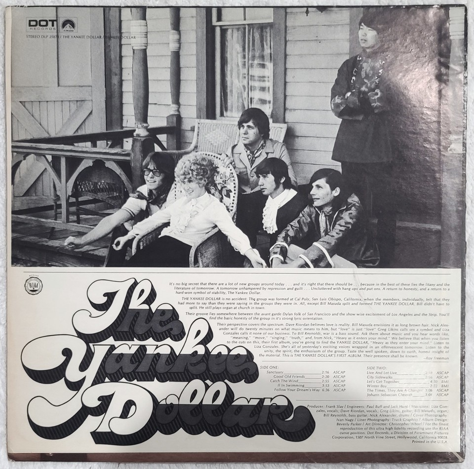 THE YANKEE DOLLAR - SELF-TITLED (original Dot Label) | eBay