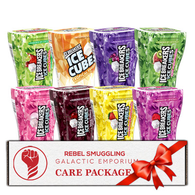 Ice Breakers Ice Cubes Gum Variety Pack - 8 Sugar Free Fruity Flavors ...