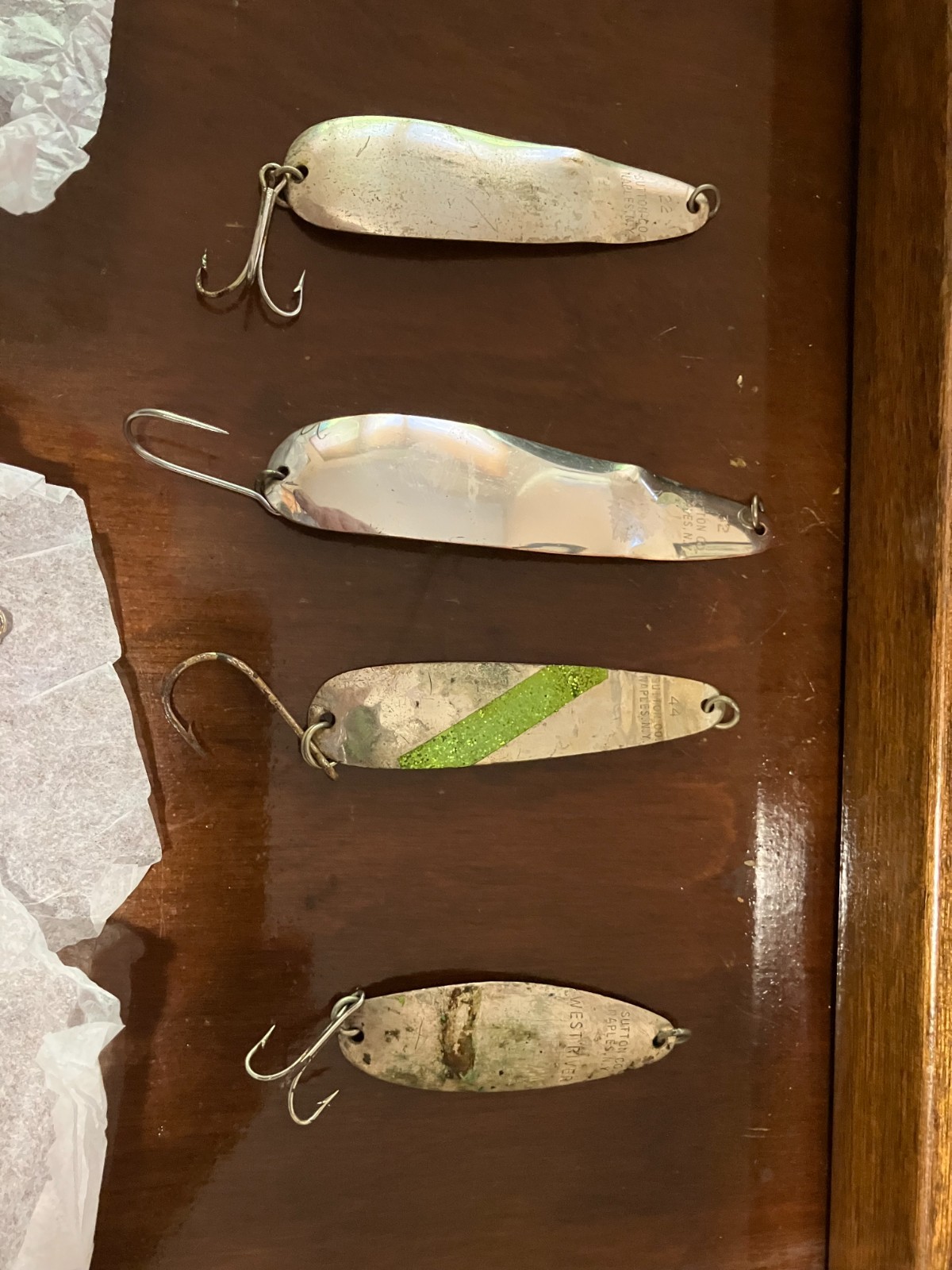 Sutton Co. Naples,Ney York, Sutton Spoons,fishing,trout,bass,Salmon ...