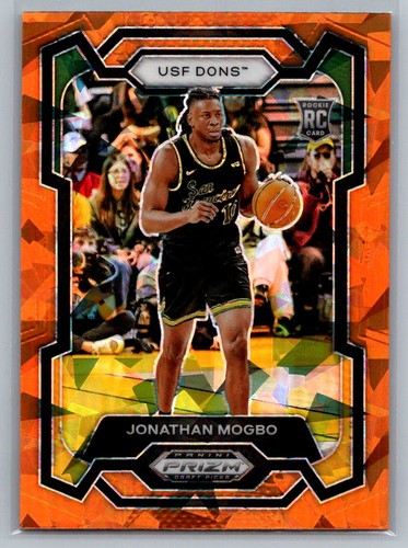 2024 Panini Prizm Draft Picks Jonathan Mogbo Orange Ice RC #30 San ...