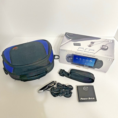Sony PlayStation Portable Value Pack - Black (PSP-1001K) W/10 movies ...