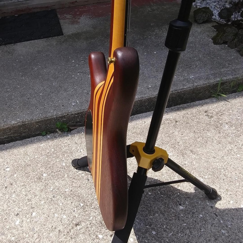 J.K. Lado Super Falcon 2 1976 - Natural Bass Guitar - With HSC | eBay