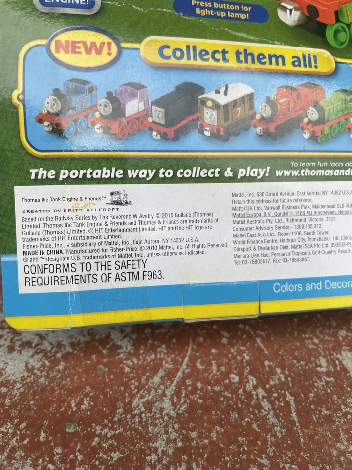 Thomas & Friends Take N Play Along Talking Henry Train Fisher Price Die ...