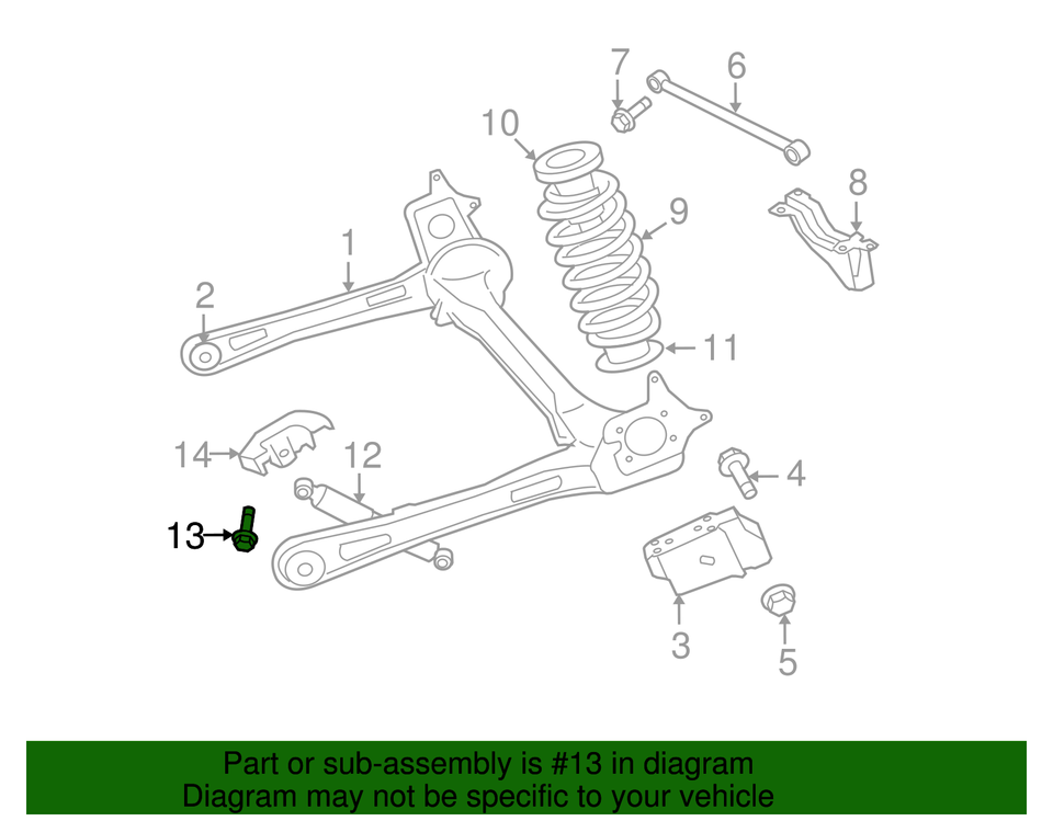 Genuine Volkswagen Shock Bolt WHT-004-474 | eBay