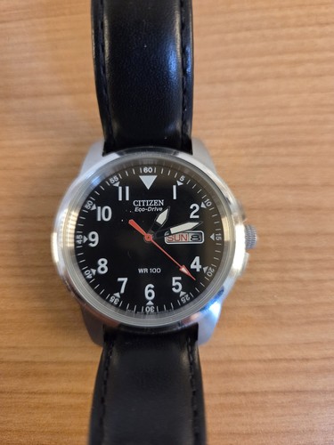 Citizen ECO drive Day Date Field Watch E101-S006507 | eBay UK
