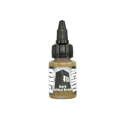 Monument Hobbies Pro Acryl: Dark Golden Brown Acrylic Paint 22ml Bottle ...