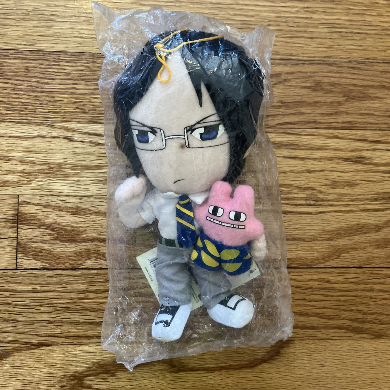 Vintage Bleach Official Ishida Uryu Plush With Tag (mark on face)