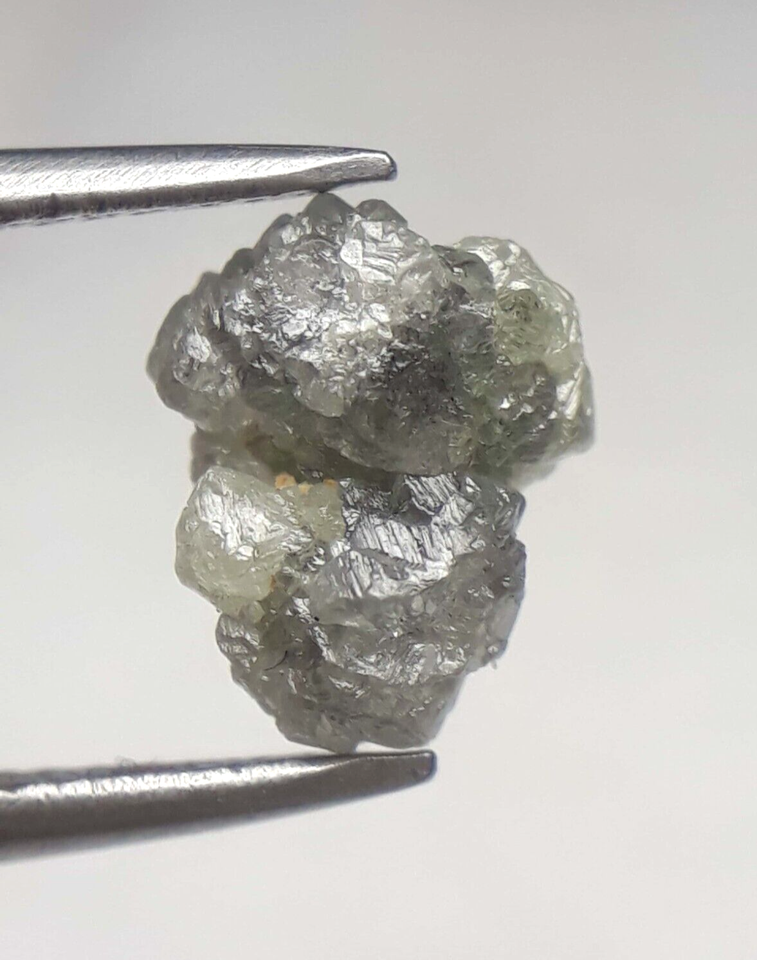1.60 Ct Rough Diamond Uncut Diamond Raw Diamond Natural Rough Grey ...