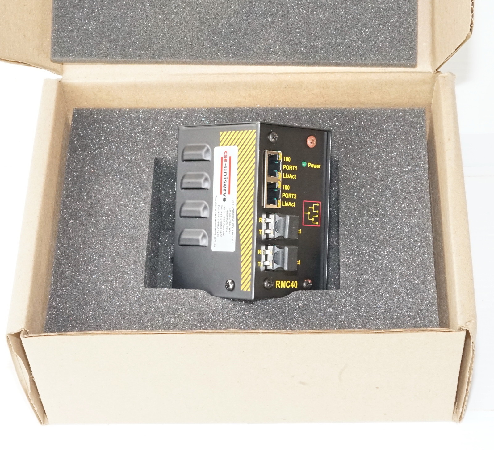 Ruggedcom Siemens RMC40-24-L2L2 Industrial Ethernet Switch 2xJJ45 ...