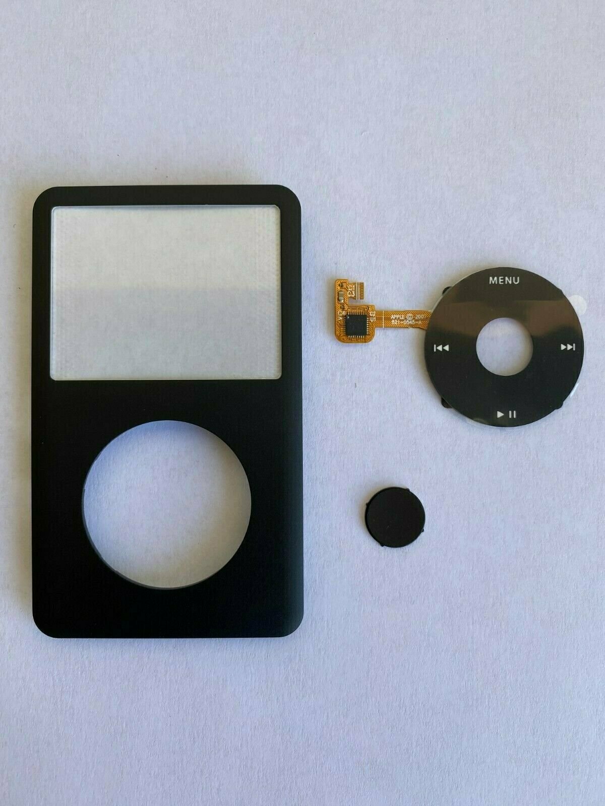 Black Face Plate Clickwheel Button For Apple iPod Classic 6/7th Gen ...
