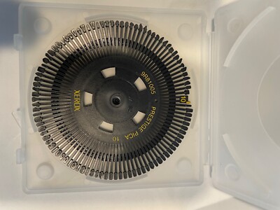 Typewriters & Word Processors - Typewriter Daisy Wheel Font