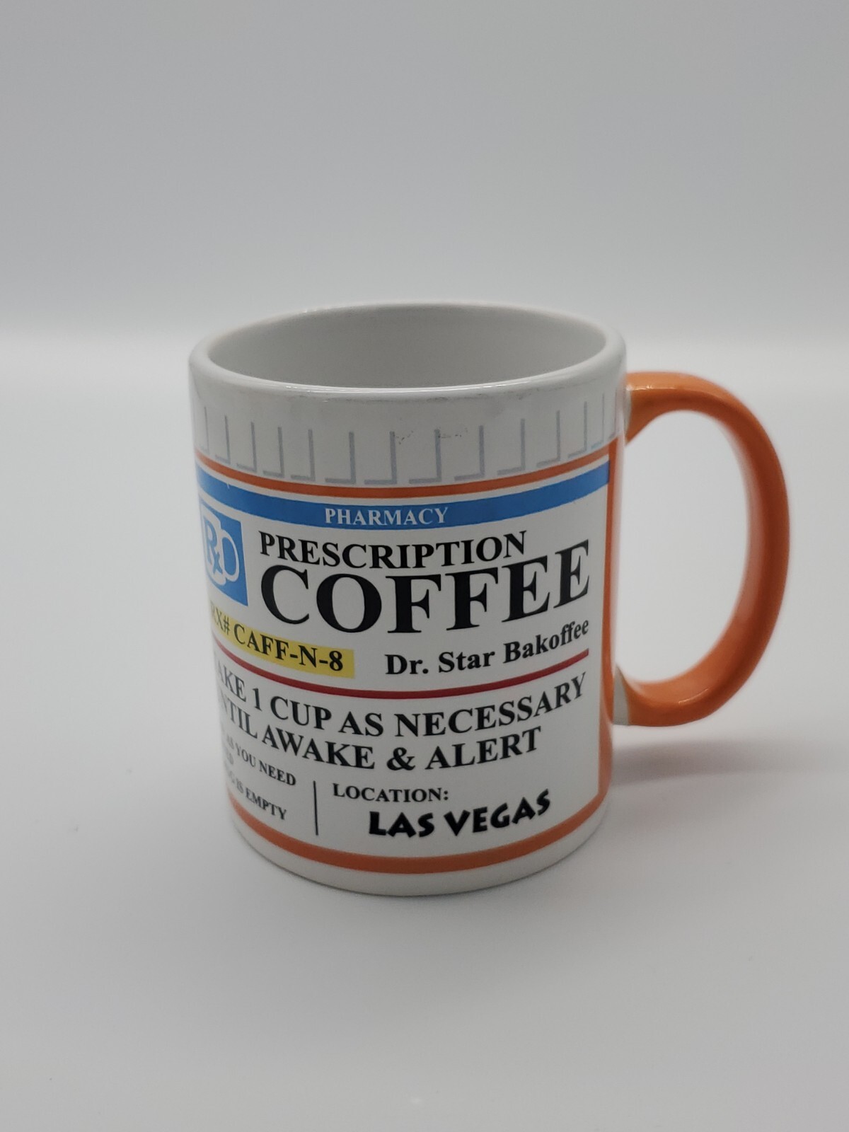 Prescription Pill Bottle Coffee Mug Pharmacy Rx Humorous Coffee Cup Las ...