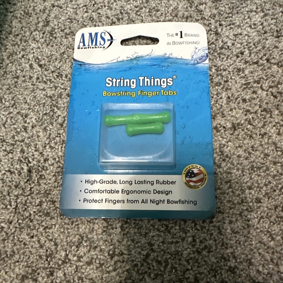 AMS Bowfishing String Things Bowfishing Finger Protection (Green) M171-GRN | eBay
