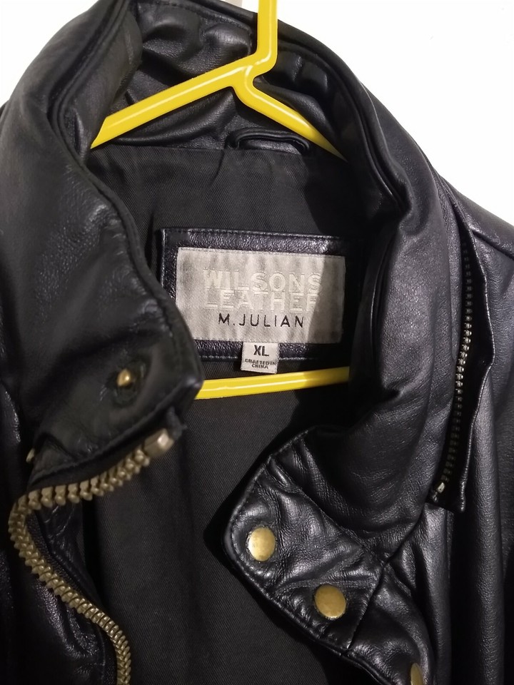Wilsons Leather M. Julian Jacket Men’s Size XL Black Leather Coat | eBay