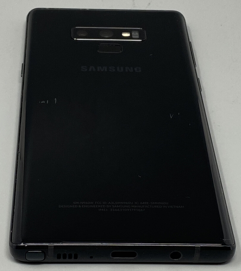 Samsung Galaxy Note 9 SM-N960U1 128GB Black Unlocked Smartphone-Fair | eBay