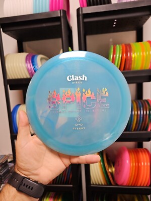 Clash Discs Steady Spice Blue 176g Disc Golf Driver | eBay