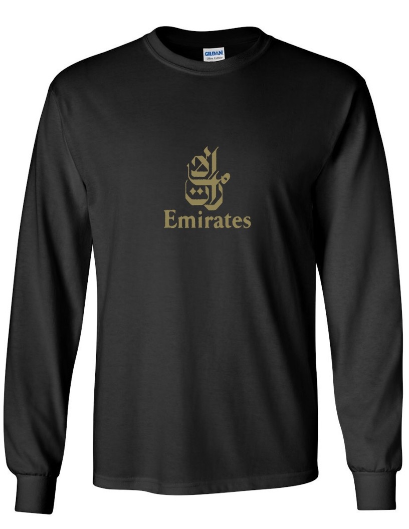 Fly Emirates Logo Gold