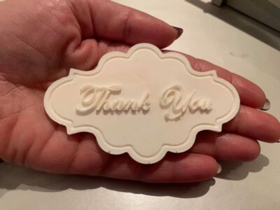 Thank You Resin - Arts And Crafts Embellishment Handmade | eBay UK