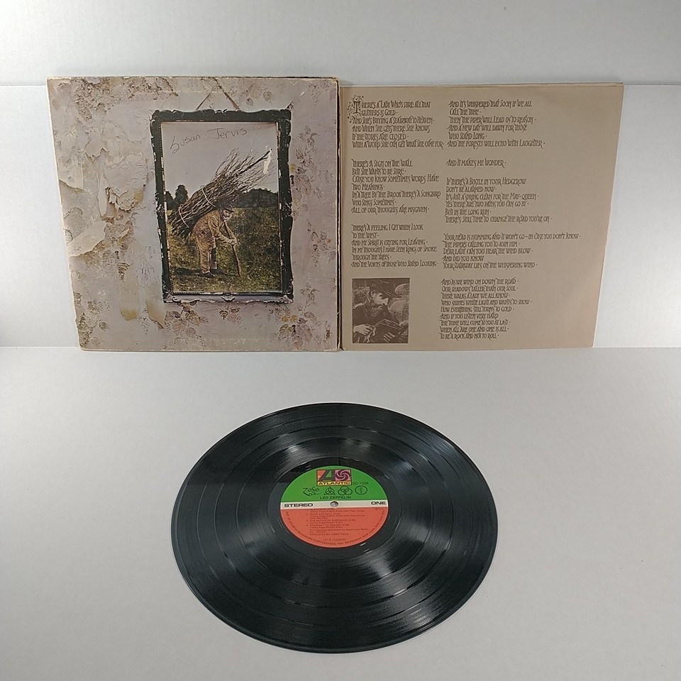 LED ZEPPELIN IV ZOSO ORIGINAL 1971 Gatefold Porky Pecko Duck Vinyl SD ...