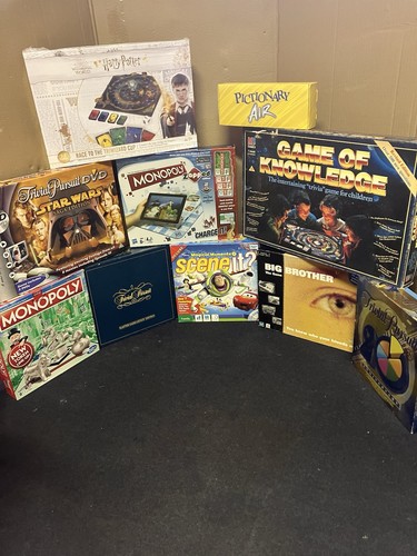board games bundle X 10 All Complete Monopoly Big Brother And Much more ...
