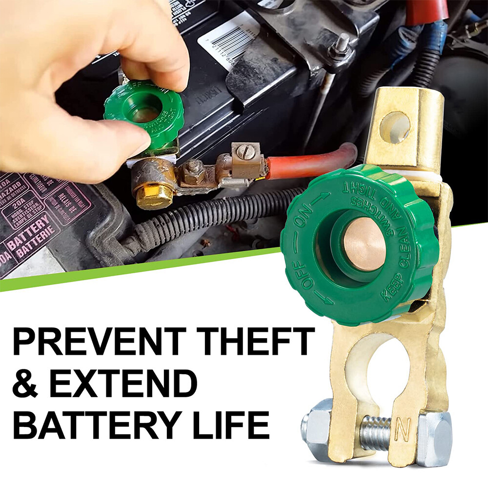 Top Post Battery Shut Off Car Van Battery Isolator Switch Power Cut